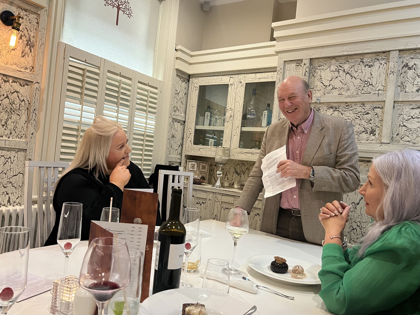 Celebratory Dinner for long service colleagues | Peacock Group